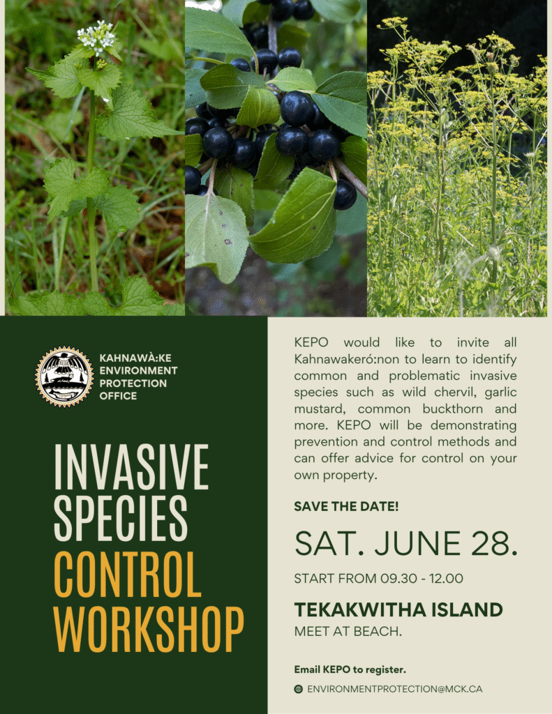 Invasive Species Control Workshop - Kahnawà:ke